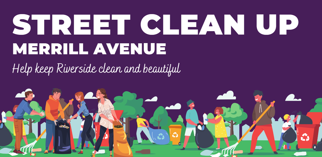 Street Clean Up - Merrill Ave - Riverside LGBTQ+ Pride
