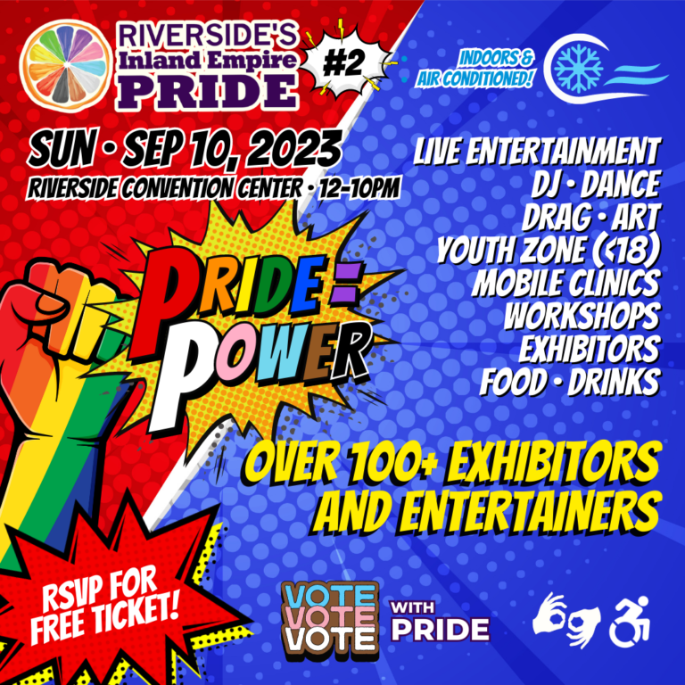 Riverside's Inland Empire Pride Festival 2023 - Riverside LGBTQ+ Pride