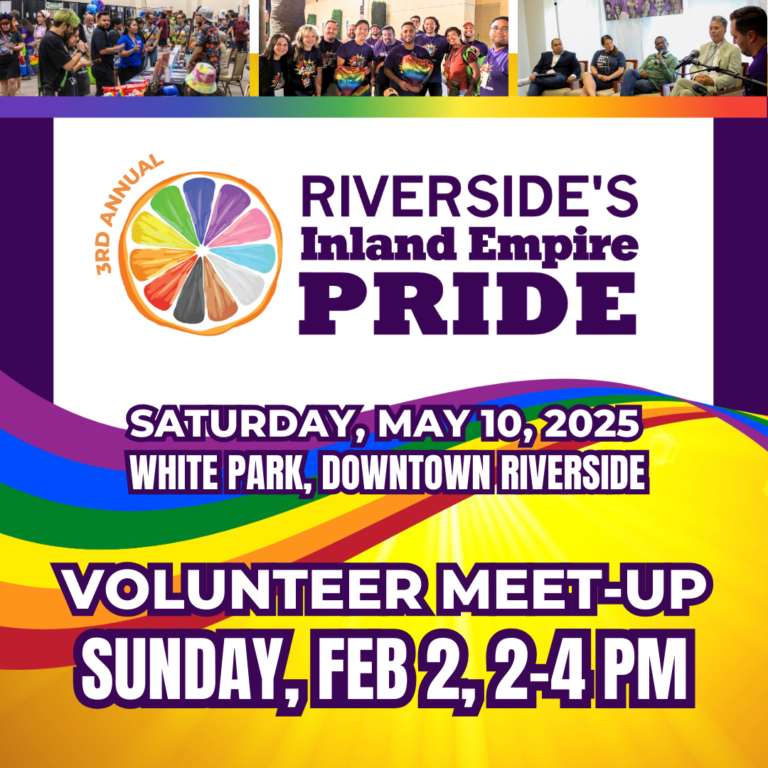 2025 Festival Volunteer Meet-up - Riverside LGBTQ+ Pride
